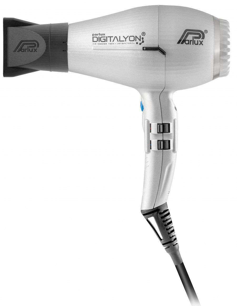 Parlux DIGITALYON Dryer Silver 2400W - Pelosi Labels